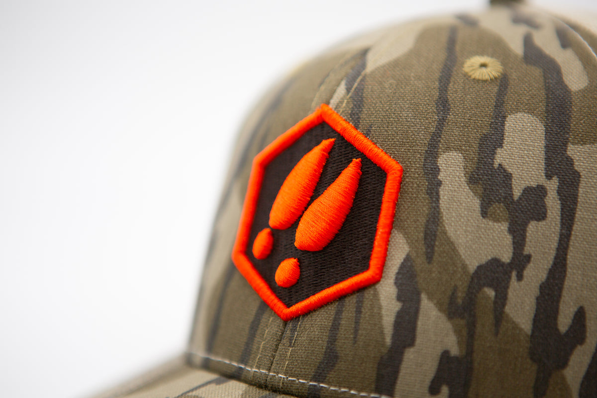 OUTDOOR CAP BOTTOMLAND WITH ORANGE DEERCAST LOGO – Drury Outdoors